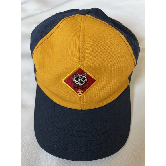 Scouting America | Accessories | Vintage Boy Scout Wolf Hat Cap Blue ...
